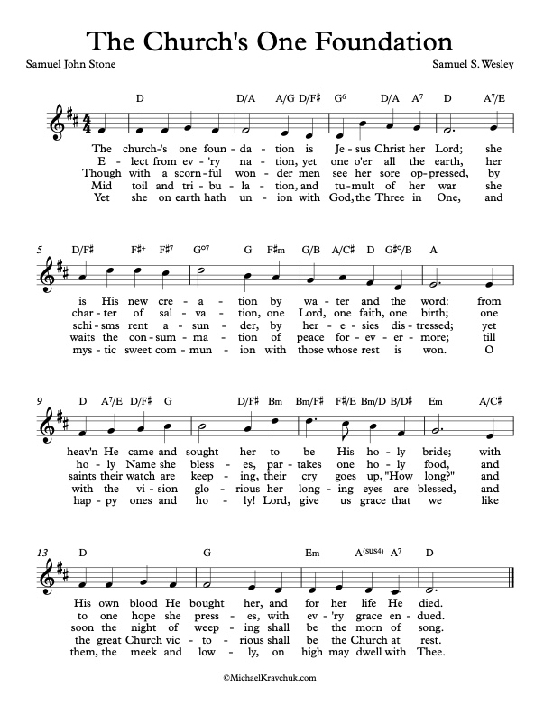 Hymn History: The Church’s One Foundation | News and Views